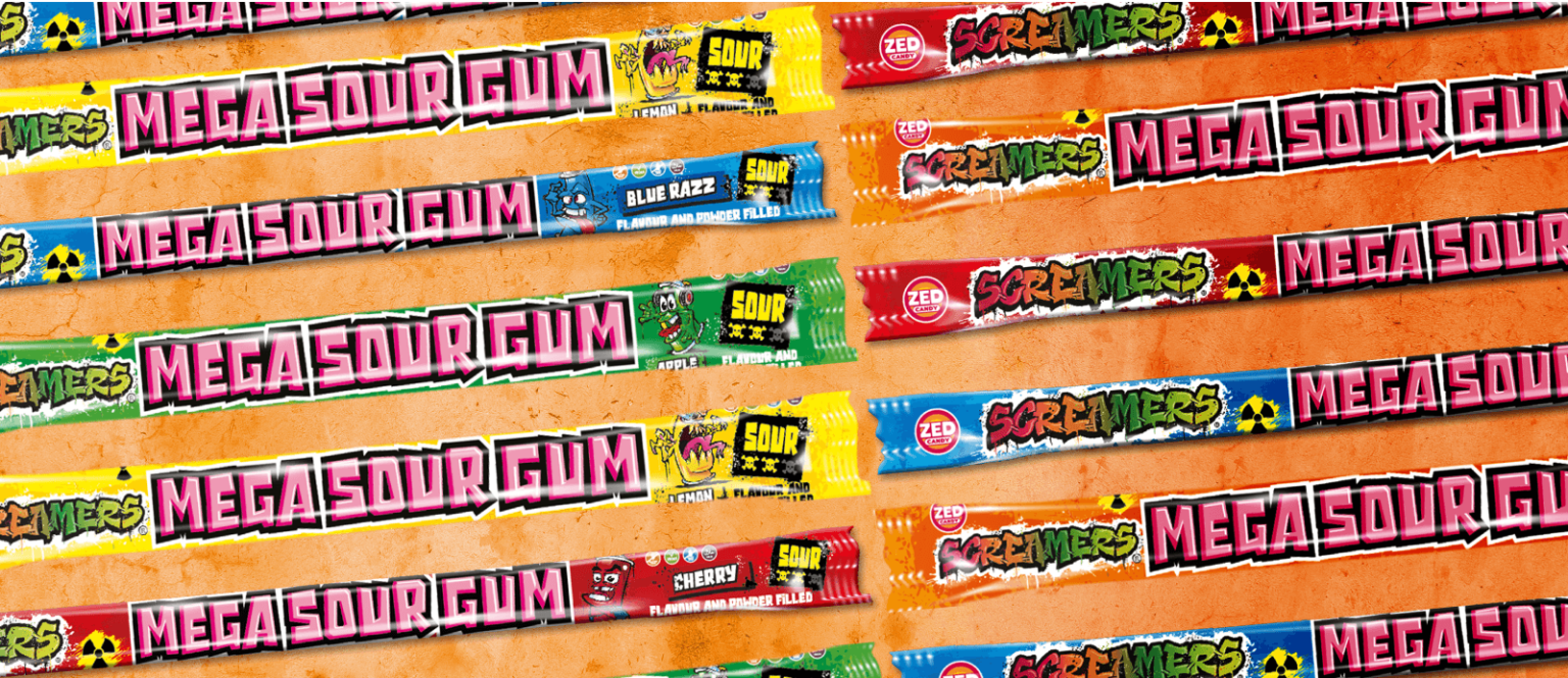Mega Sour Gum – Zed candy